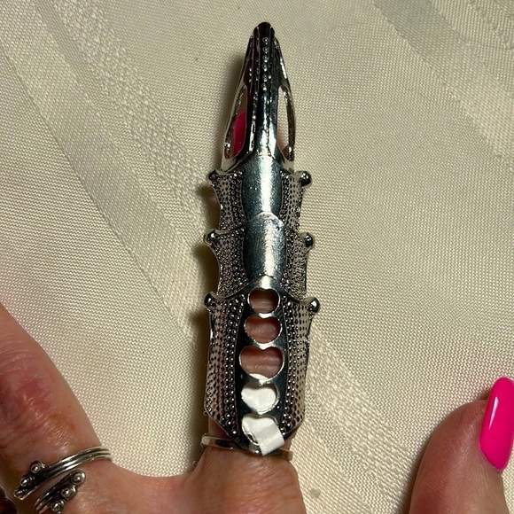 Zen Spiritz | Jewelry | Hinged Finger Armor Ring | Poshmark